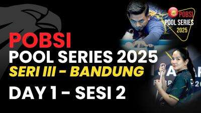Nonton Tayangan Ulang Streaming POBSI Pool Series 2025 Seri III Bandung ...