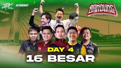 Nonton Live Streaming Bandung Open 10-Ball Tournament 2024 Day 4: 16 Besar