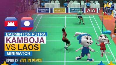 Minimatch Badminton Tunggal Putra Sea Games Cambodia 2023 Kamboja Vs ...