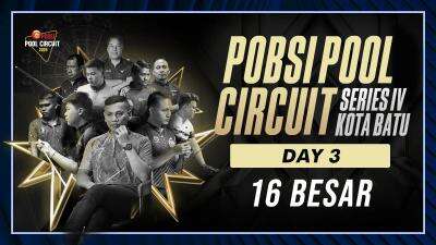 Nonton Live Streaming POBSI Pool Circuit 2024 Seri 4 Malang Day 3 : 16 Besar