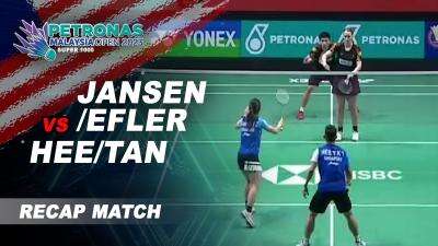 Recap Match Jansen/Efler Vs Hee/Tan - RCTI+