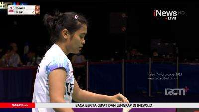 Highlight Victor Hong Kong Open 2023 Yamaguchi Vs Tunjung - RCTI+