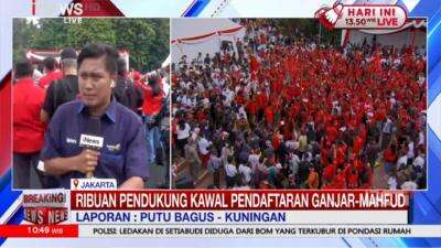 Ribuan Pendukung Kawal Pendaftaran Ganjar - Mahfud - RCTI+