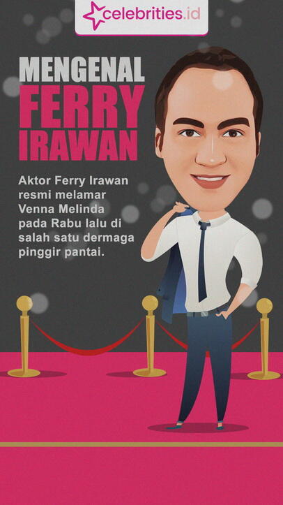 Infografis Biodata Ferry Irawan, Bintang Sinetron Calon Suami Venna ...