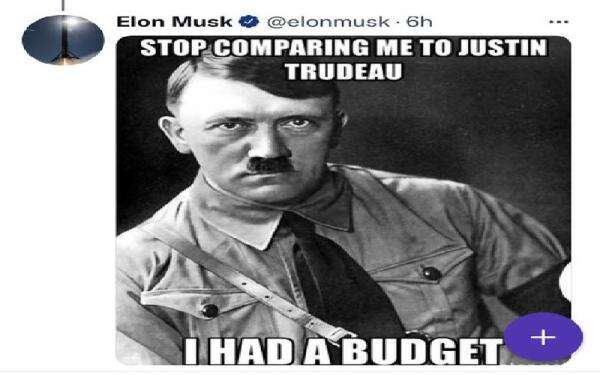 Elon Musk Kritik PM Kanada dengan Meme Diktator Nazi Adolf Hitler, Tuai ...