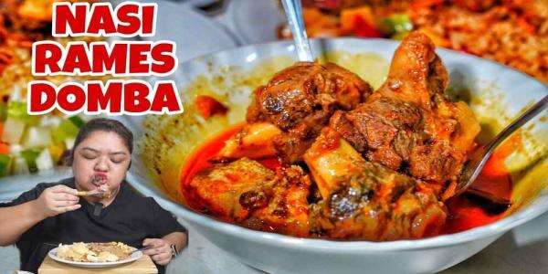 Review Nasi Rames Domba Pak Rebing Bogor ala Separuh Aku Lemak, Ini ...