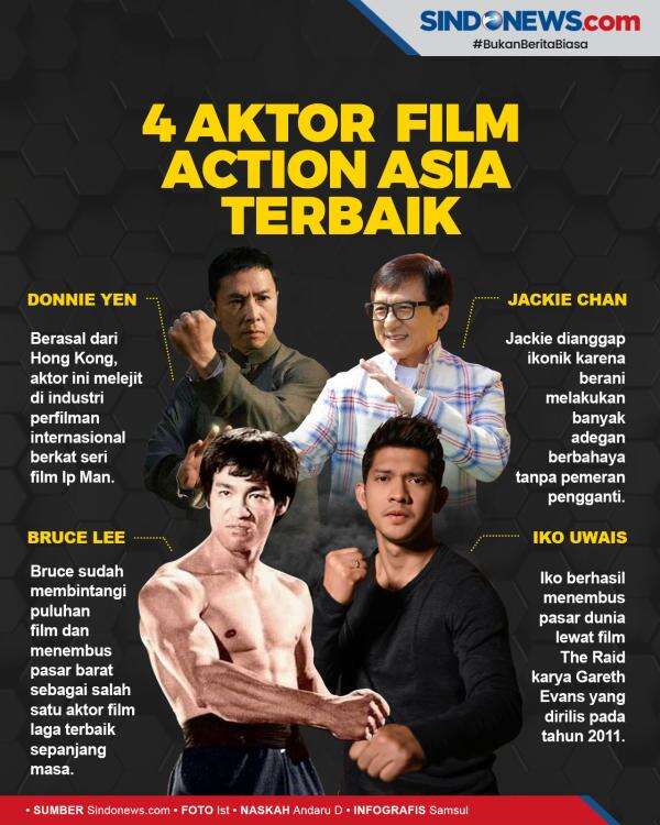 Jago Bela Diri, ini 4 Aktor Film Action Asia Terbaik - News+ on RCTI+