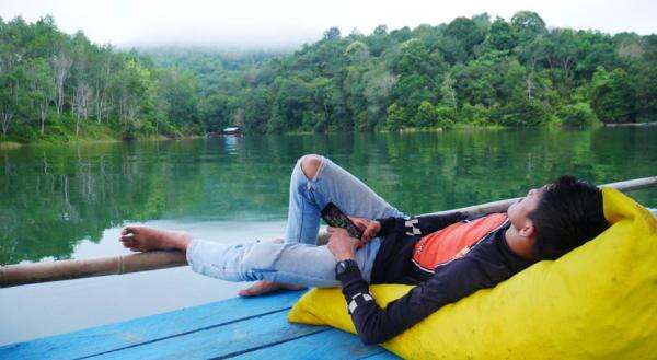 Sehari di Alimpung Island, Surga Tersembunyi Riam Kanan Kabupaten ...