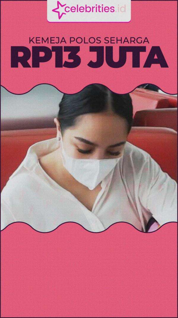 Infografis Nagita Slavina Tampil Sederhana Pakai Kemeja Polos, Netizen: Baju Semi Lecek Rp13 ...