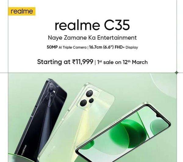 Harga dan Spesifikasi Realme C35, Ponsel Rp2 Jutaan dengan Spesifikasi ...