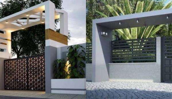 11 Inspirasi Gapura Rumah Minimalis Kekinian yang Membuat Eksterior ...