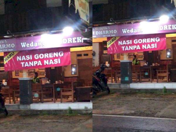 Buset! Warung Ini Jual Nasi Goreng Tanpa Nasi, Netizen Jadi Bingung dan ...