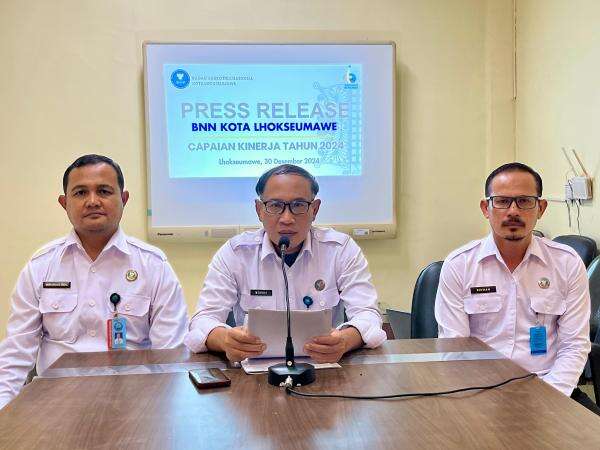 BNN Kota Lhokseumawe Berhasil Raih Capaian Strategis Tahun 2024 dalam ...