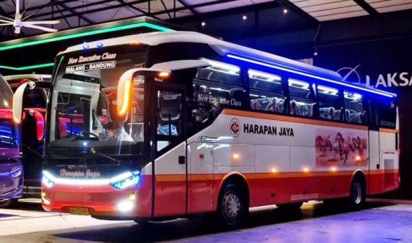 PO Harapan Jaya Rilis Bus Baru Kabin seperti Pesawat First Class, Kursi ...