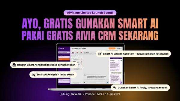 Aivia Luncurkan Solusi CRM Artificial Intelligence untuk Inovasi Interaksi Bisnis dan Pelanggan ...