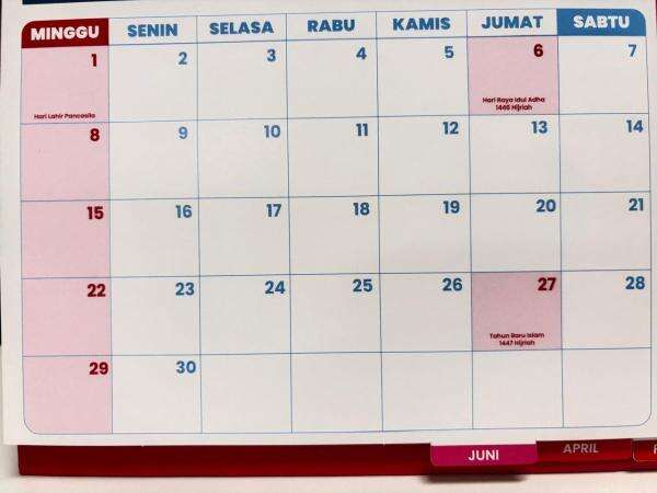 Apakah Besok 2 Juni 2025 Hari Libur, Ini Penjelasan Tanggal Merah ...