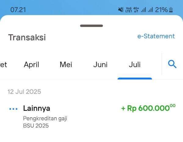 Cara Cek Penerima BSU 2025 Tahap 4 di bsu.kemnaker.go.id, Rp600.000 ...