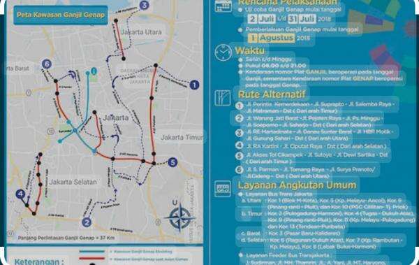 Ganjil Genap Jakarta Hari Ini Senin, 25 November 2024 Lengkap dengan Titik Lokasi | News+ on RCTI+
