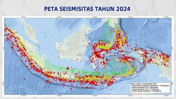 BMKG: 7.358 Gempa Bumi Guncang Indonesia Sepanjang 2024 - News+ on RCTI+