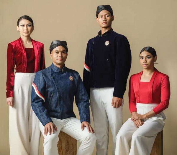 Intip Penampakan Seragam Defile Kontingen Indonesia di Opening Ceremony ...