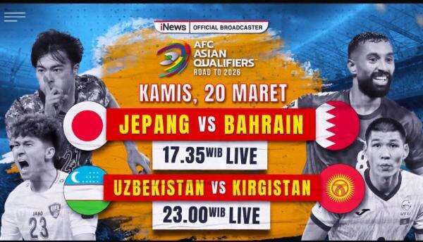 Live iNews! Jepang Vs Bahrain di Kualifikasi Piala Dunia 2026 Zona Asia ...