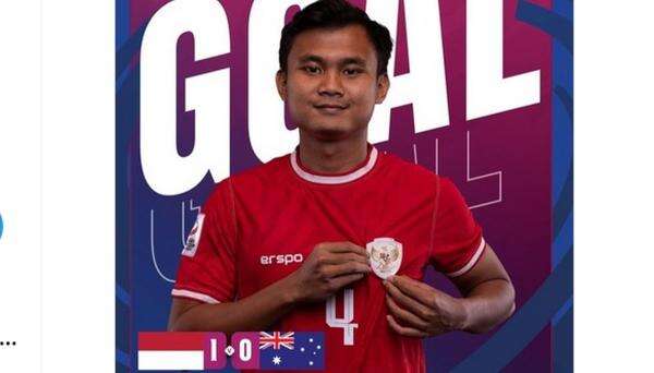 Momen Gila Ernando Ari dan Komang Teguh, Timnas Indonesia U-23 Unggul 1-0 atas Timnas Australia ...