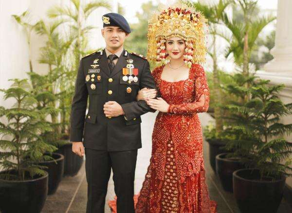 4 Potret Resepsi Nikah Febby Rastanty dan Drajad, Pakai Adat Palembang ...