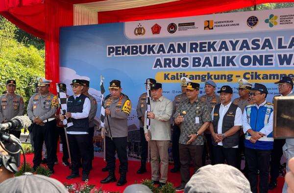Puncak Arus Balik, One Way Nasional Mulai dari GT Kalikangkung Diberlakukan - News+ on RCTI+