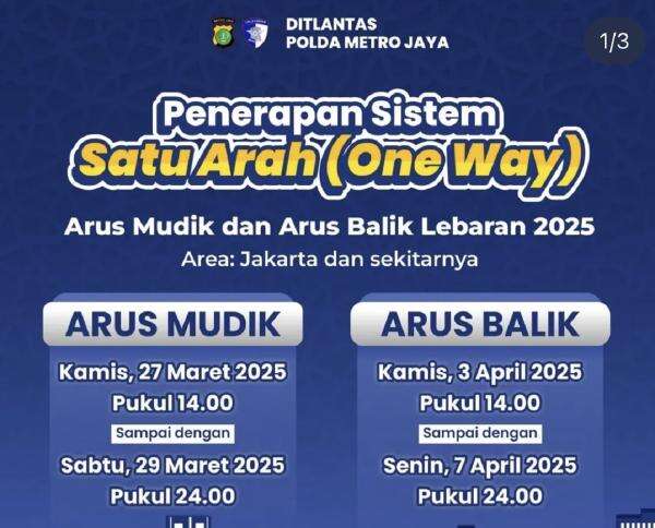 Catat! Ini Tanggal Penerapan One Way di Jalan Tol Saat Mudik Lebaran 2025 - News+ on RCTI+