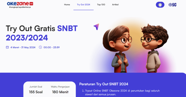 Tryout UTBK SNBT 2024 di Okezone, Latihan Soal hingga Tips Dapat Nilai ...